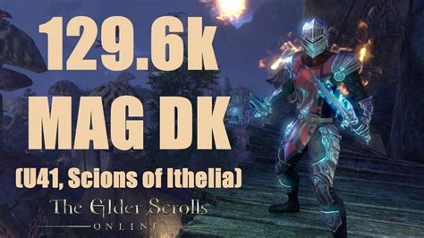 Eso Magicka Dragonknight 1296k Pve Dps Build U41 Scions Of