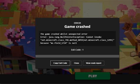 I Got An Error Joining My World Rminecraft