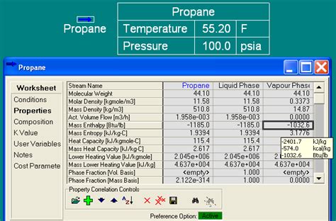 Chemical And Process Technology Mass Heat Of Vaporization In Hysys Only For Pure Component