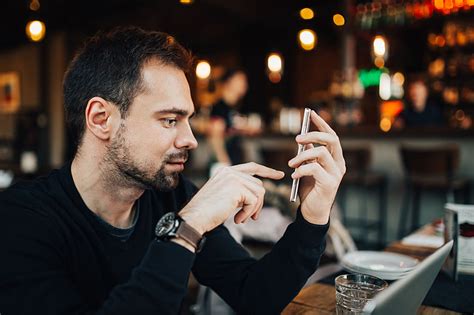 Young Entrepreneur Working From A Modern Cafe Free Photos Uihere