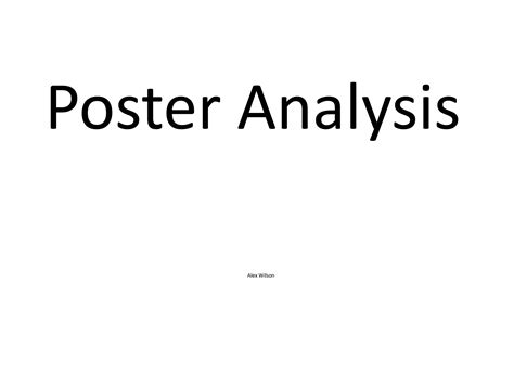 Poster Analysis Pptx