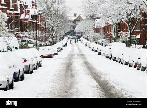 Snowy Victorian Street