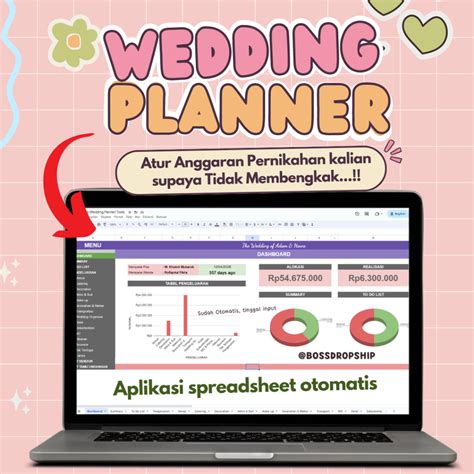 Jual Tools Weeding Planner Aplikasi Rencana Anggaran Pernikahan