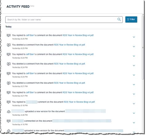 Amazon Workdocs Update Commenting And Reviewing Enhancements And A New Activity Feed Aws News Blog