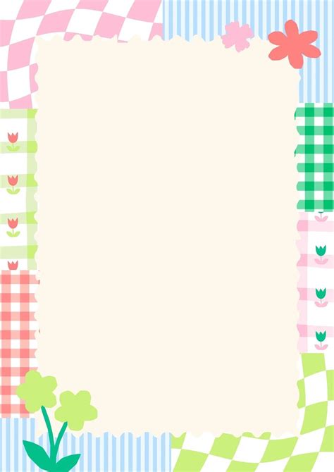 สีชมพู และ สีเขียว สีพาสเทล ลายตาราง สีสัน สดใส น่ารัก อ่อนหวาน สนุก