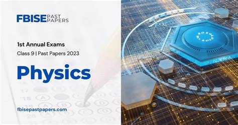 Class 9 Physics Fbise Past Paper 2023 Pdf Download