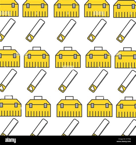 Tools Box Pattern Background Stock Vector Image Art Alamy