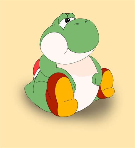 Beeg Yoshi Again By Modeerfwon On Deviantart