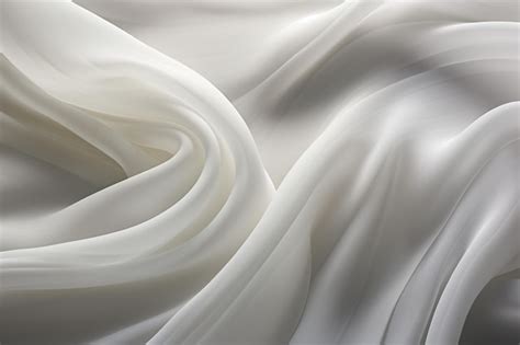 Premium Photo Delicate Flowing Silk Fabric Waves