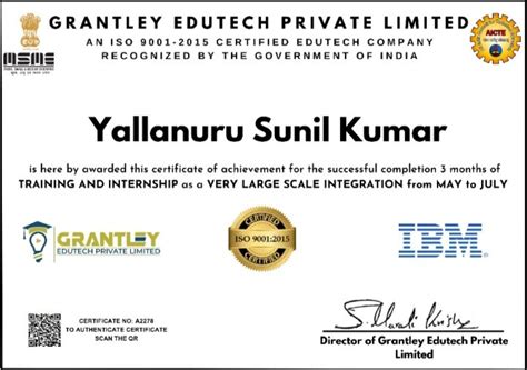 Ive Successfully Completed My Internship At Grantley Edutech During This Period Ive Learned