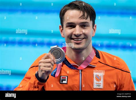 TOKYO JAPAN JULY 26 Arno Kamminga Of Netherlands Shows His Silver