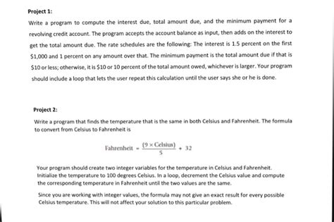 solved project 1 write a program to compute the interest