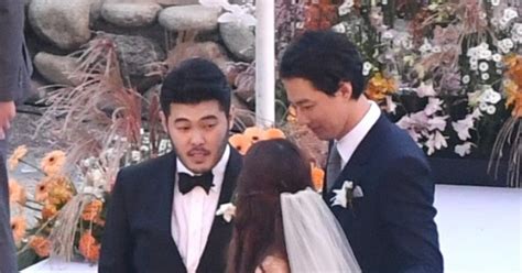 조인성 신랑신부 살뜰히 챙기는 매너남 김기방 김희경 결혼식