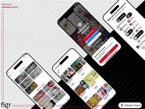 Pinterest Mobile Ui Recreated By Figr Design On Dribbble