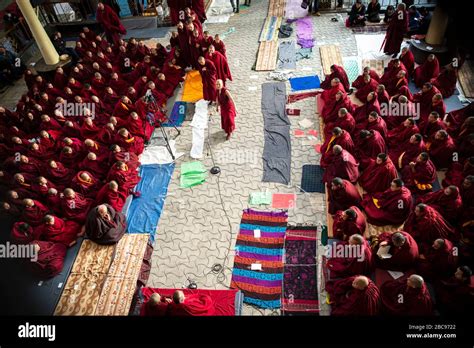 The Tsuglagkhang Complex In Mcleod Ganj Dharamsala Is The Dalai Lamas