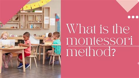 Cos è il metodo Montessori