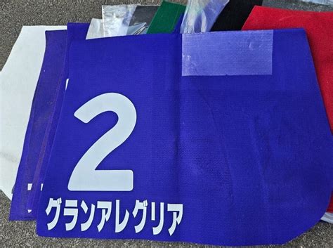 Yahooオークション お宝 グランアレグリア 実使用ゼッケン 競馬 ウ