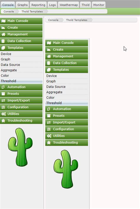 Cannot Delete Or Disable A Template Threshold Issue 5557 Cacti