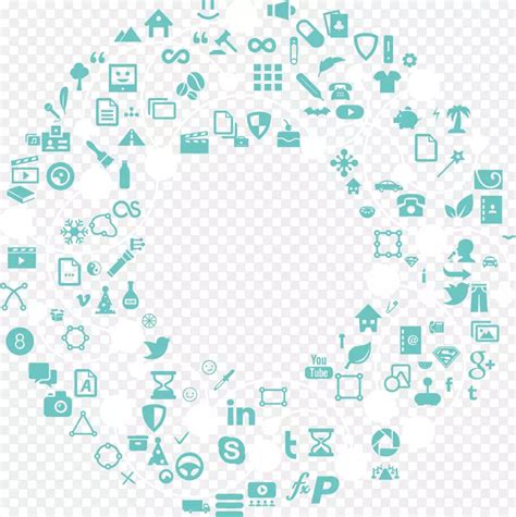 图标组合圆形PNG图片素材下载 图片编号ynzpdray 免抠素材网