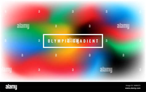 Abstract Gradient Layout Colorful Blend With Blurred Fluid Effect