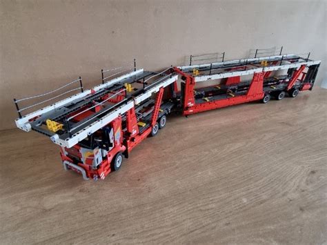 Lego Moc Auto Transport Trailer For Auto Transport Truck 42098 By Koenw