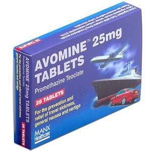 Avomine - kullanım, dozajlar, kompozisyon, analoglar, yan etkiler için ...