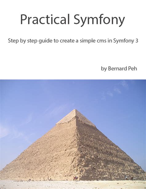 Practical Symfony By Bernard Peh Leanpub Pdfipadkindle