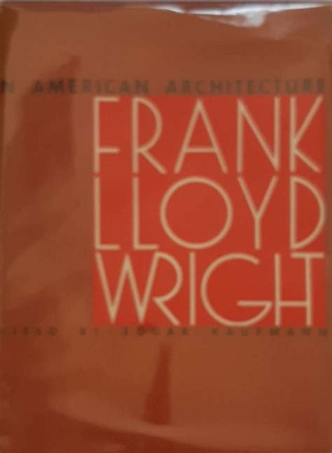 Frank Lloyd Wright An American Architecture 1955 — Pallant Bookshop