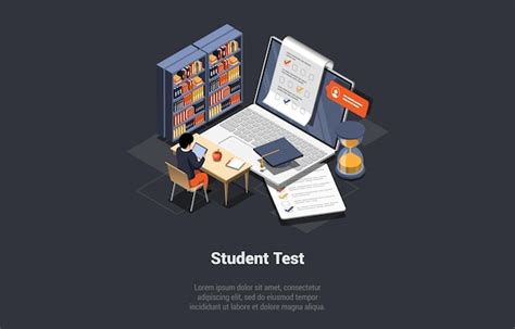 Onderwijs Studeren Student Test Concept Jonge Gelukkige Vrolijke Jongen