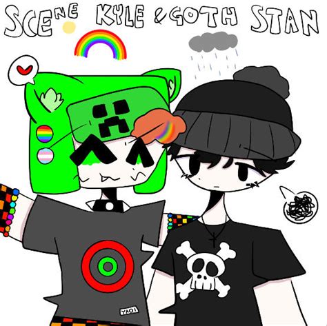 Scene Kyle And Goth Stan By Localanimegurl On Deviantart