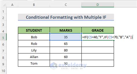 Excel Conditional Formatting Formula With If Exceldemy