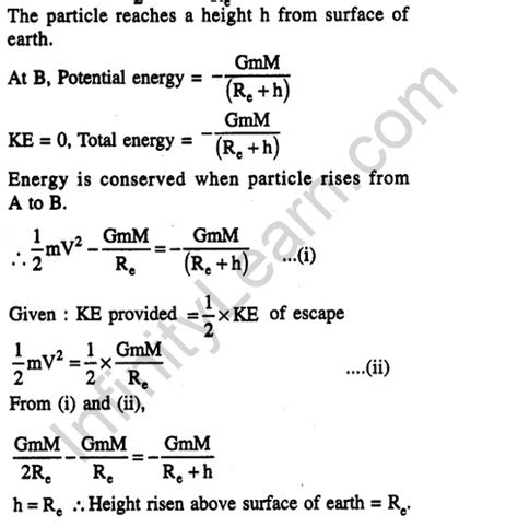 Jee Main Physics Gravitation Previous Year Questions With Solutions Infinity Learn By Sri