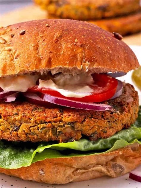 Chickpea Burger Recipe Vegan With Gusto