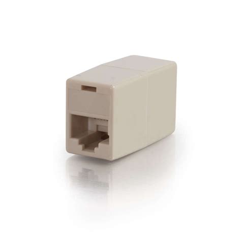 Rj12 6 Pin Modular Straight Through Inline Coupler