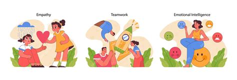 Premium Vector Empathy Teamwork And Emotional Intelligence Concept