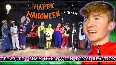 Treasure Mmm Halloween Dance Performance Reaction Youtube