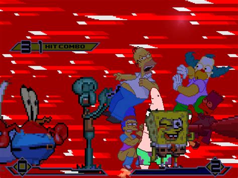 Mugen Spongebob Squarepants Vs The Simpsons By Redkirb On Deviantart