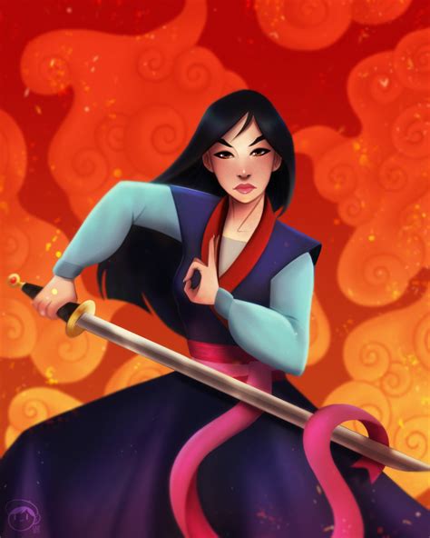 Mulan 1998 Fanart By Laudrawz On Deviantart