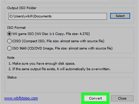 Come Convertire Un File WBFS In Formato ISO Usando L App WBFStoISO