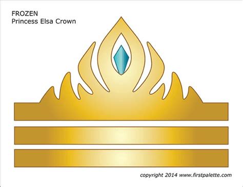 Diy Frozen Princess Crown Templates