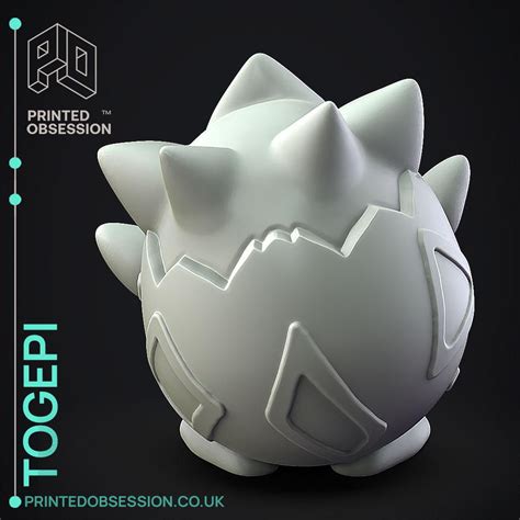 Togepi Pokemon Fan Art 3d Model By Printedobsession On Thangs