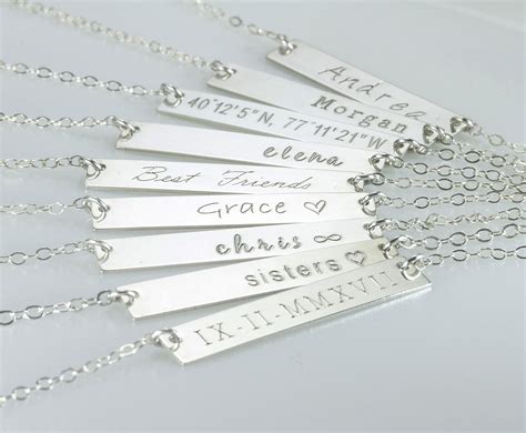 Best Friends Necklace Sterling Silver Best Friend T Etsy