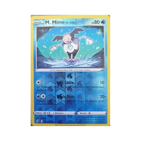 M Mime De Galar Carte Commune Reverse Neuve VF Cardcollection Fr