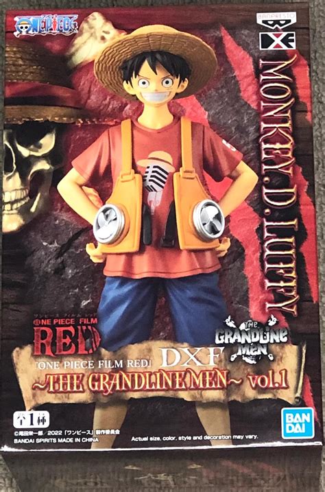 Buy BanprestoFigurine One Piece DXF The Grandline Men Vol One Piece Red Monkey D Luffy