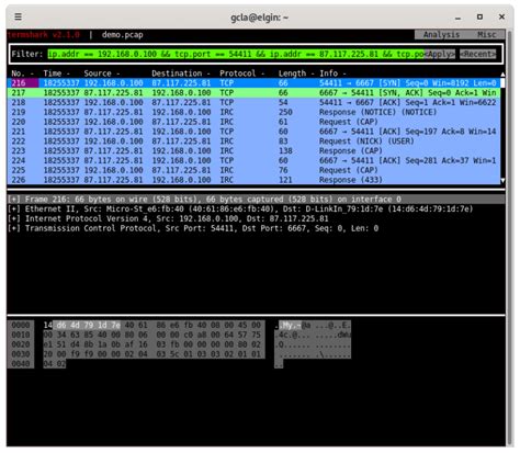 Termshark Terminal Ui Para Tshark Inspirada En Wireshark Esgeeks