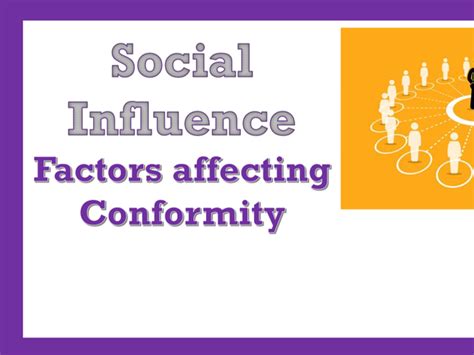 Aqa Gcse Psychology Dispositional Factors Affecting Conformity