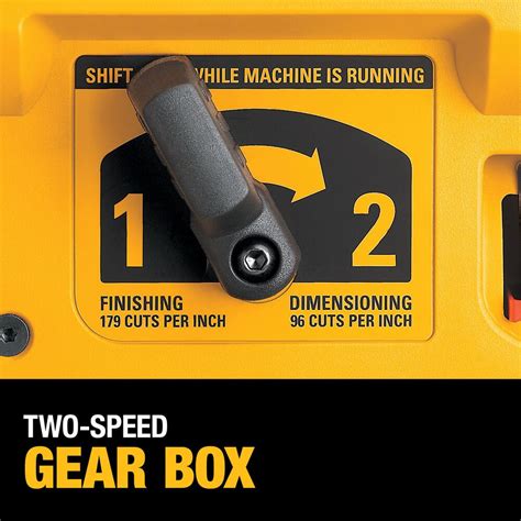 Dewalt Dw735 13 Three Knife Two Speed Thickness Planer Troxten