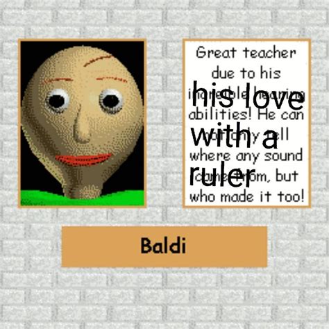 Meme Ideas Baldis Basics Amino