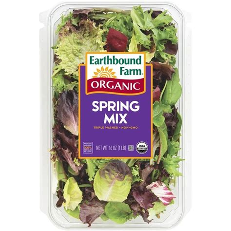 Organic Spring Mix 1 Lb Container Instacart