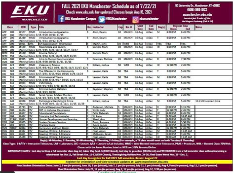 Eku 2024 Fall Calendar Celka Darlene